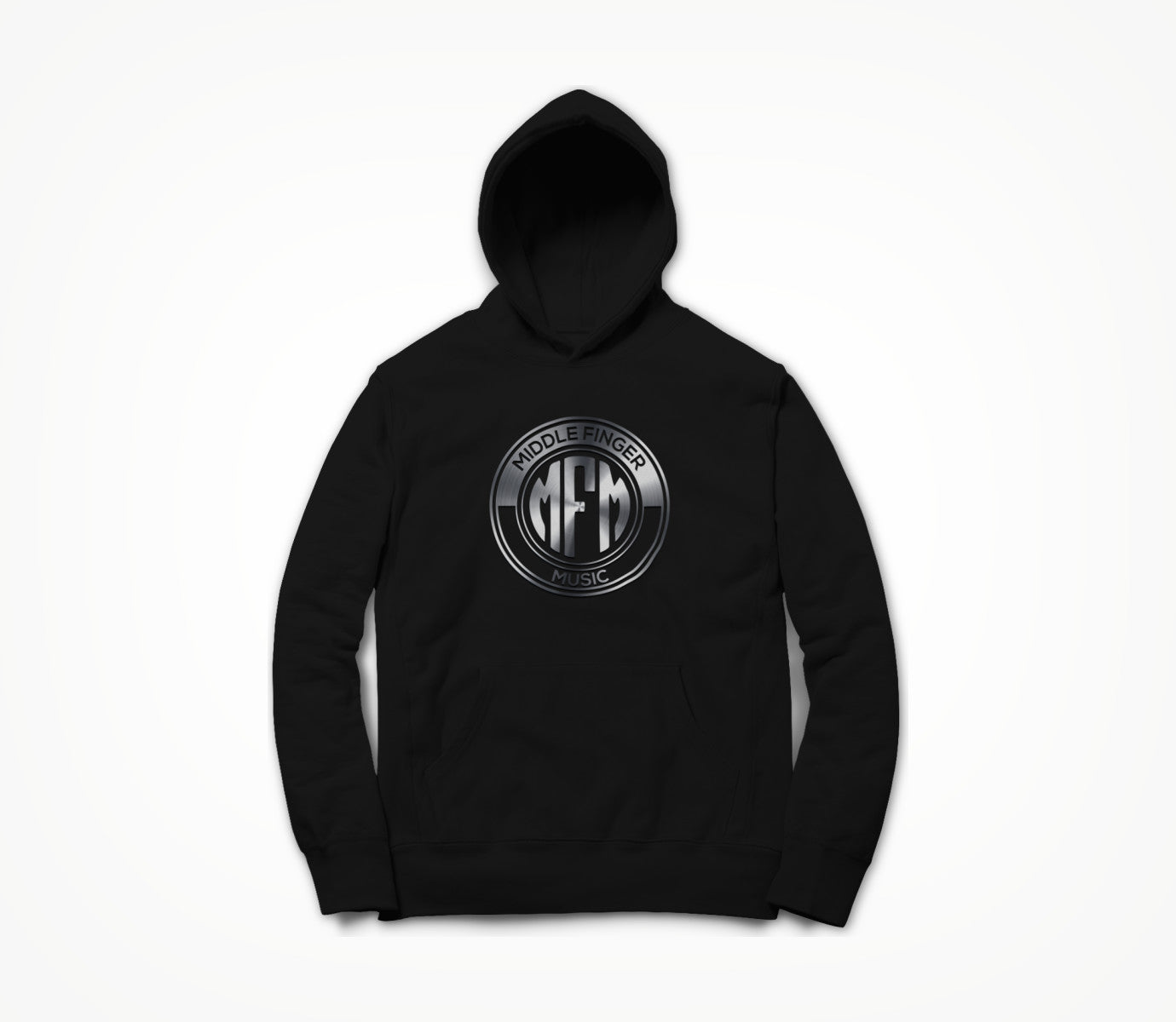 Middle Finger Music - Official Middle Finger Logo Hoodie - ToneThreads